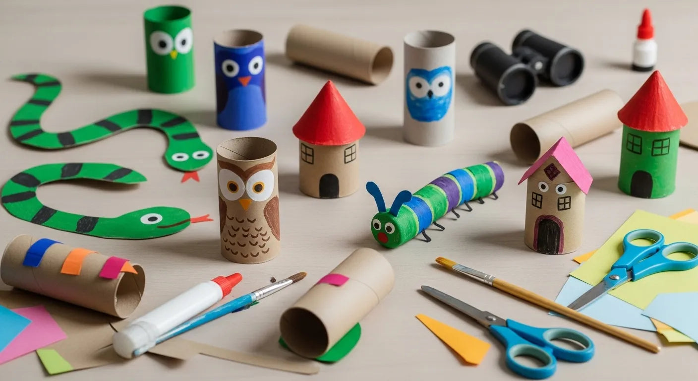 Paper Roll Crafts for Kids: Endless Fun from Recycled Tubes | I'm the ...