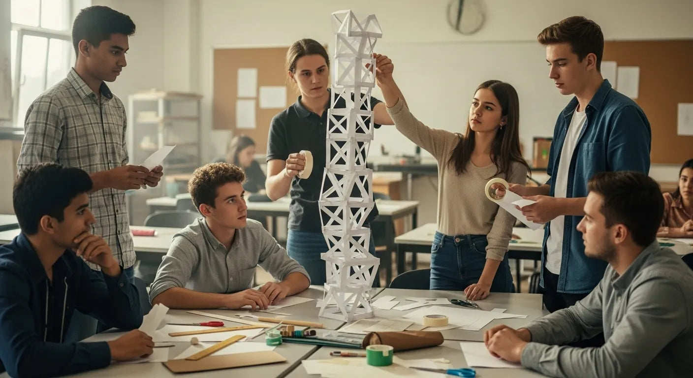 Paper Tower STEM Challenge: Build Tall, Learn Strong | I'm the Chef Too