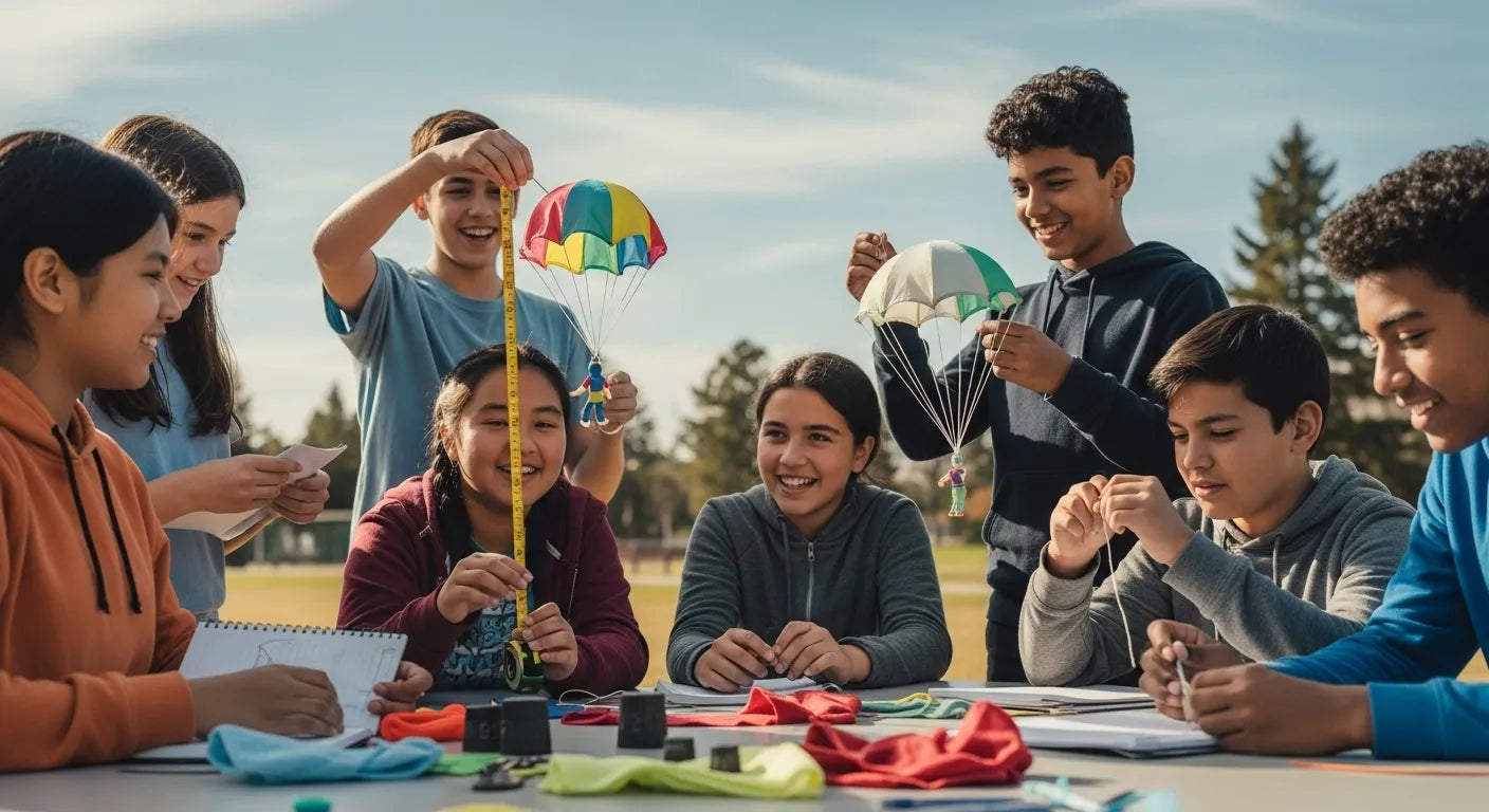 Parachute STEM Project: Design, Drop, Discover! | I'm the Chef Too
