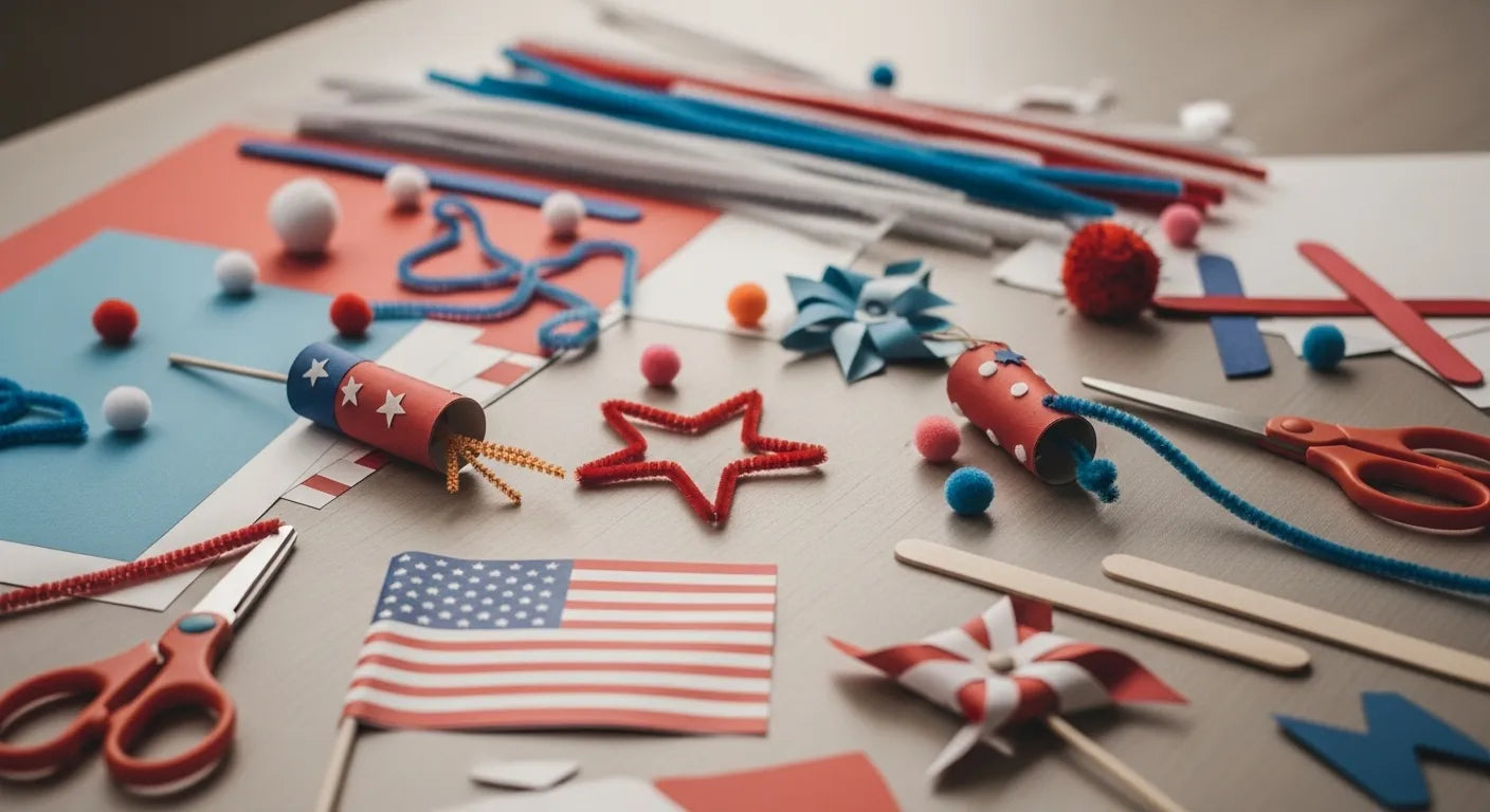 Patriotic Craft Ideas for Kids: Red, White & Blue Adventures | I'm the Chef Too