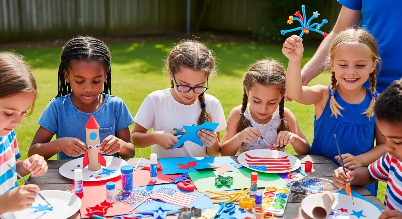 Patriotic Play: Delightful Fourth of July Kids Crafts | I'm the Chef Too