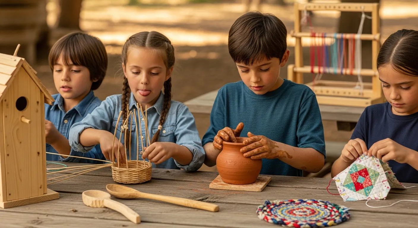 Pioneer Crafts for Kids: Journey Through History! | I'm the Chef Too