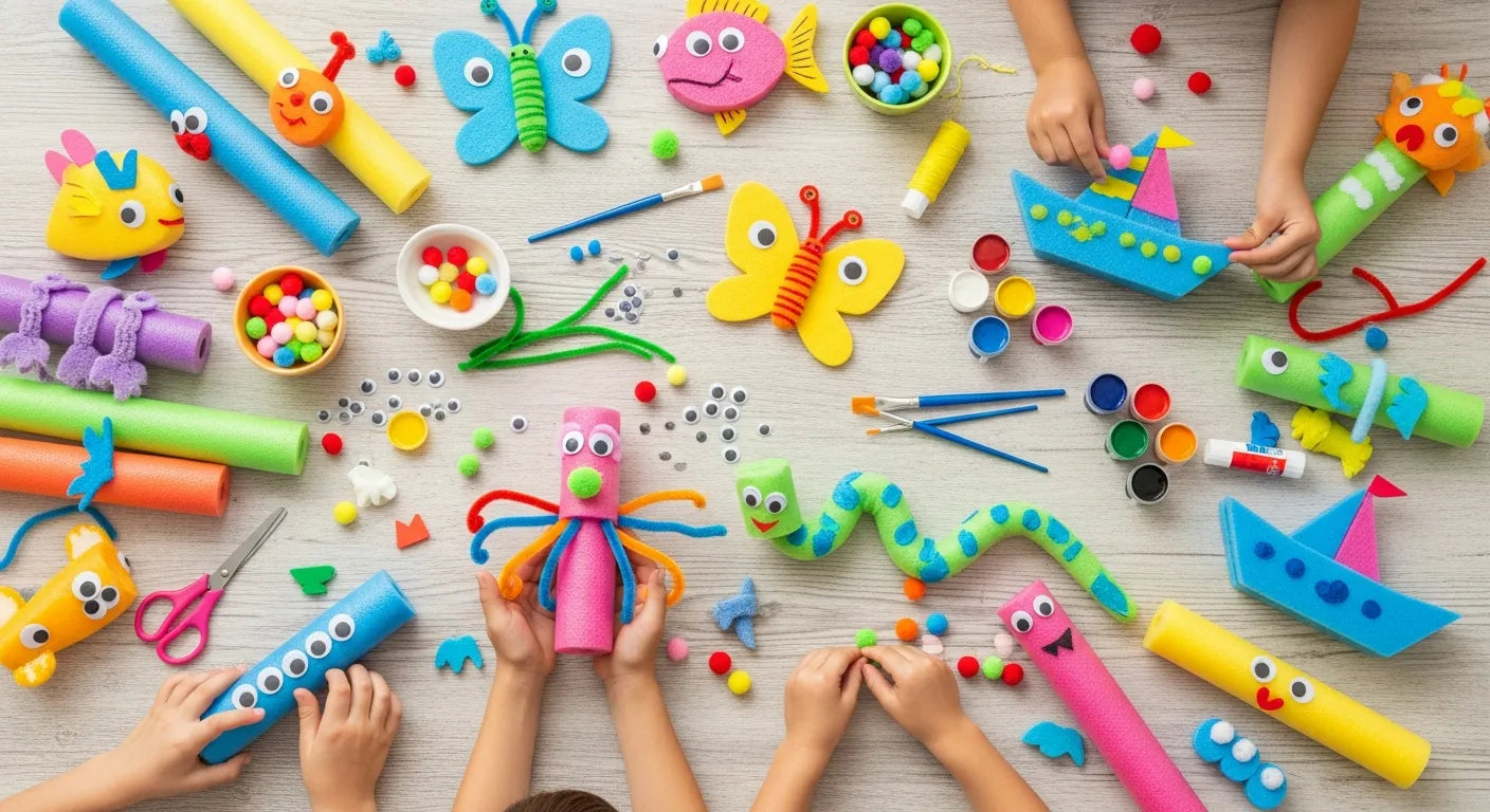 Pool Noodle Crafts for Kids: Endless Fun & Learning | I'm the Chef Too