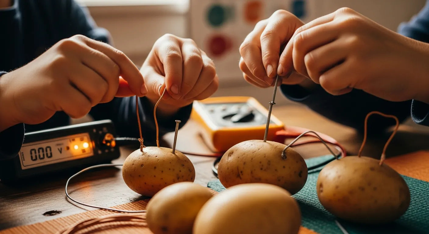 Power Up Learning: The Potato Battery Experiment for Kids | I'm the ...