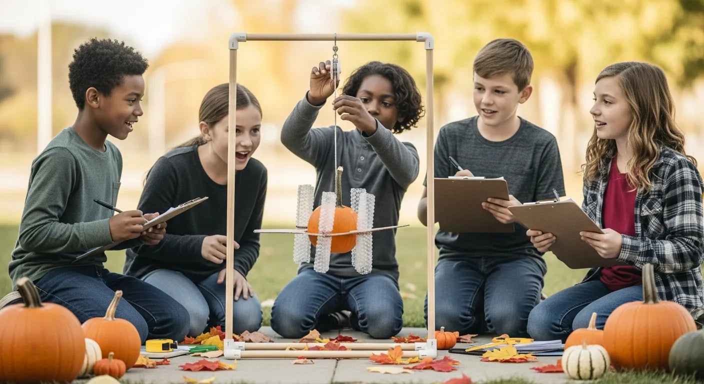 Pumpkin Drop STEM Challenge: Fun Physics for Kids | I'm the Chef Too