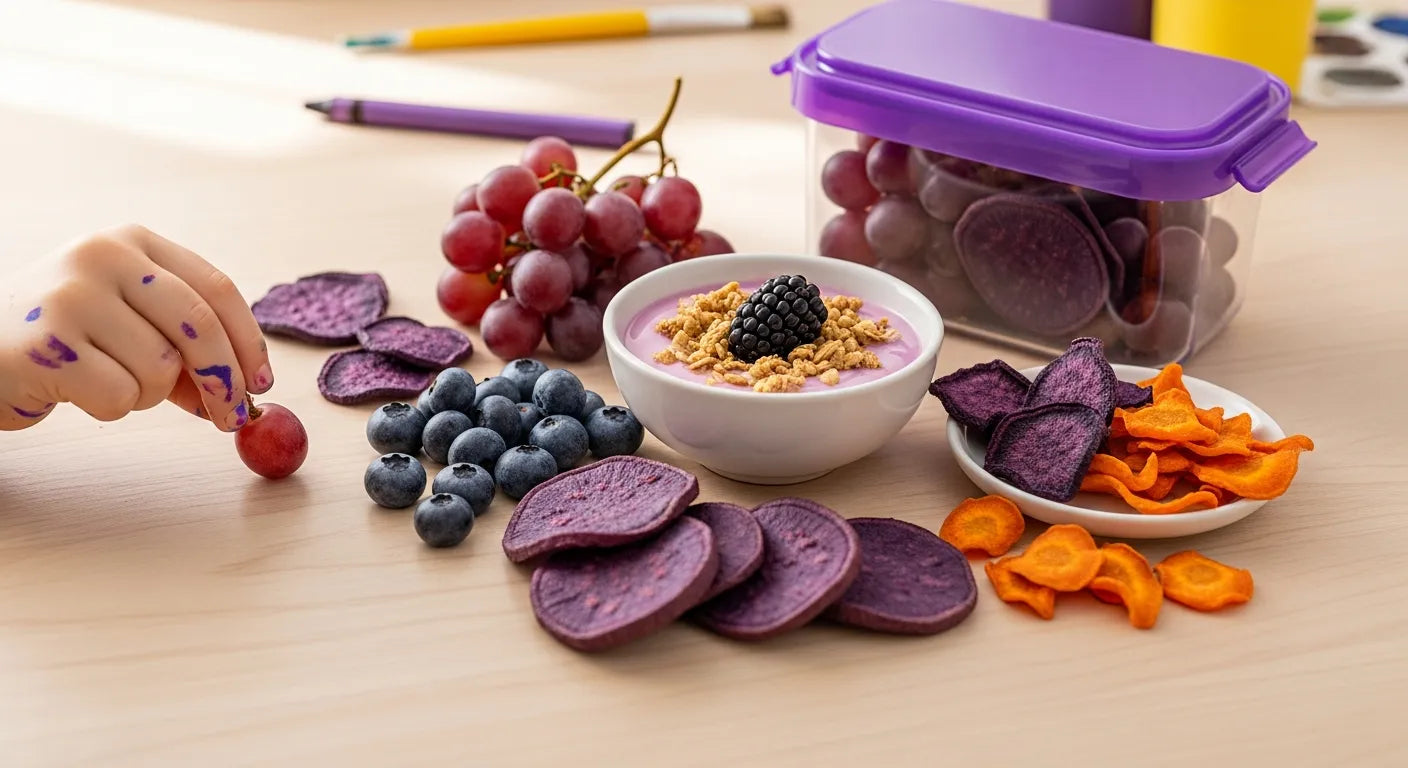 Purple Power: Vibrant Snacks for Kids' Creative Adventures | I'm the ...