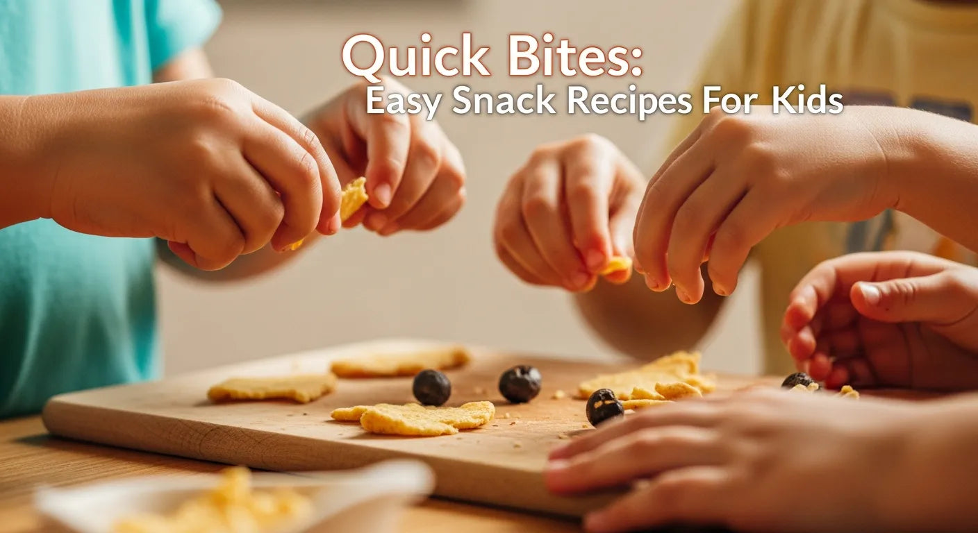 Quick Bites: Easy Snack Recipes for Kids | I'm the Chef Too
