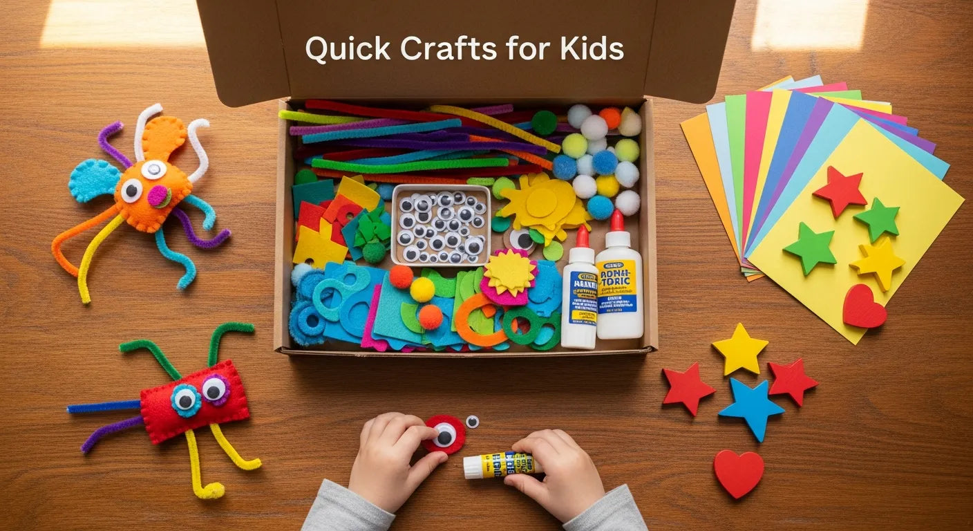 Quick Crafts for Kids: Unleashing Creativity in a Flash | I'm the Chef Too