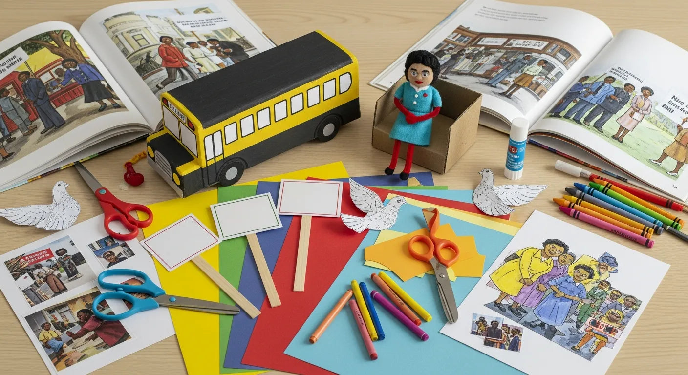 Rosa Parks Craft for Kids: Inspiring Change Through Creativity | I'm ...