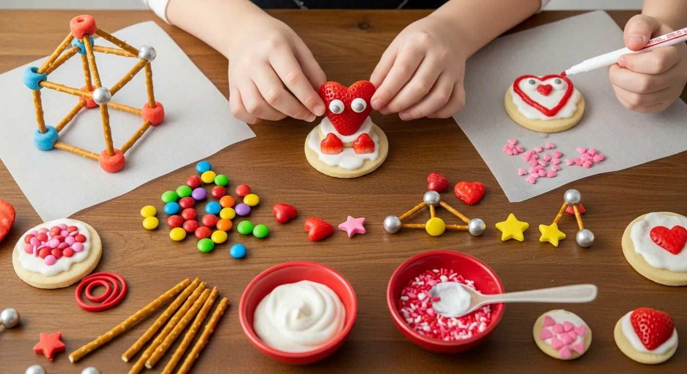San Valentine Craft for Kids: Edible Adventures in STEM & Art | I'm the ...