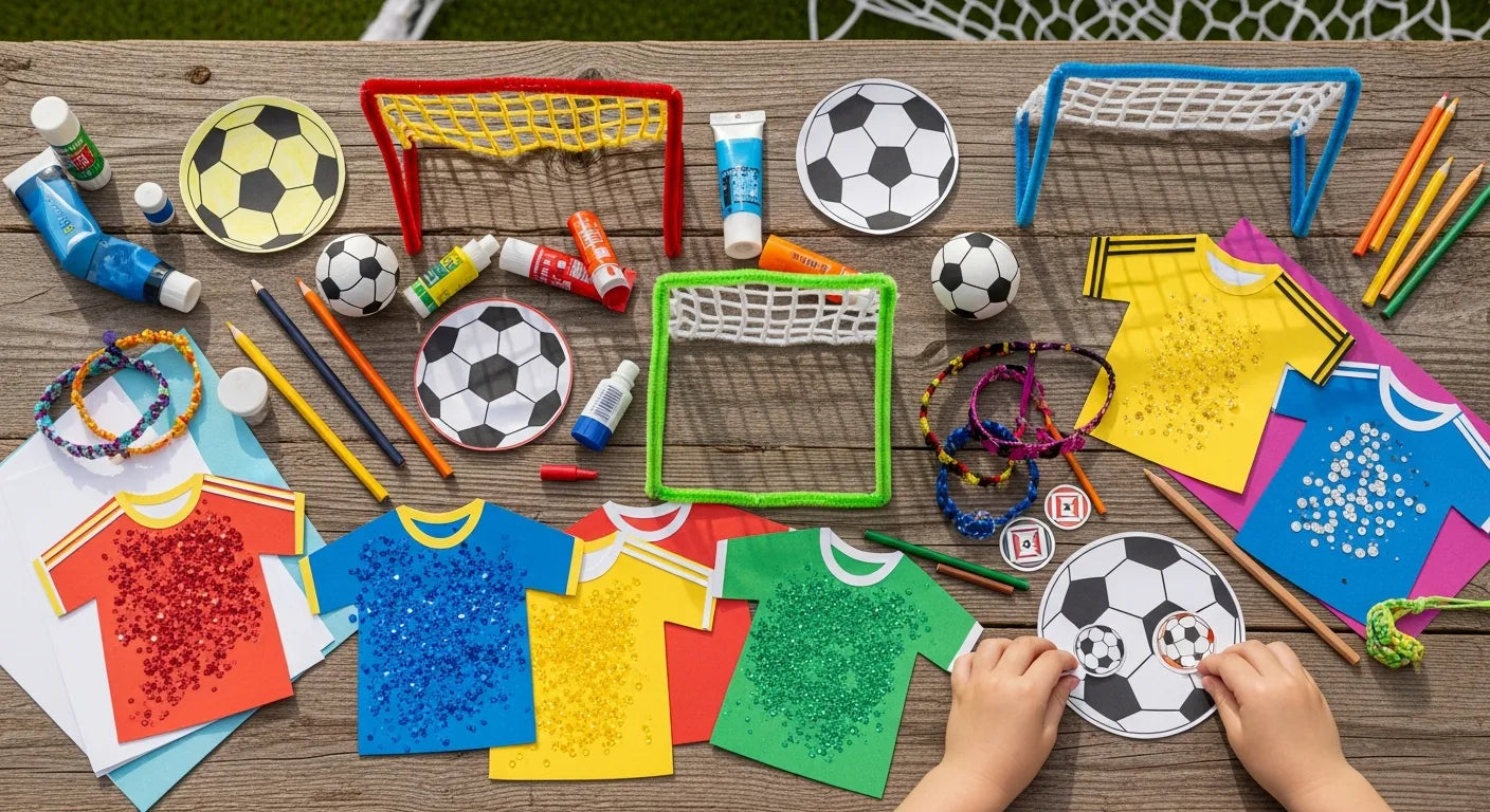 Score Big with Engaging Soccer Crafts for Kids | I'm the Chef Too