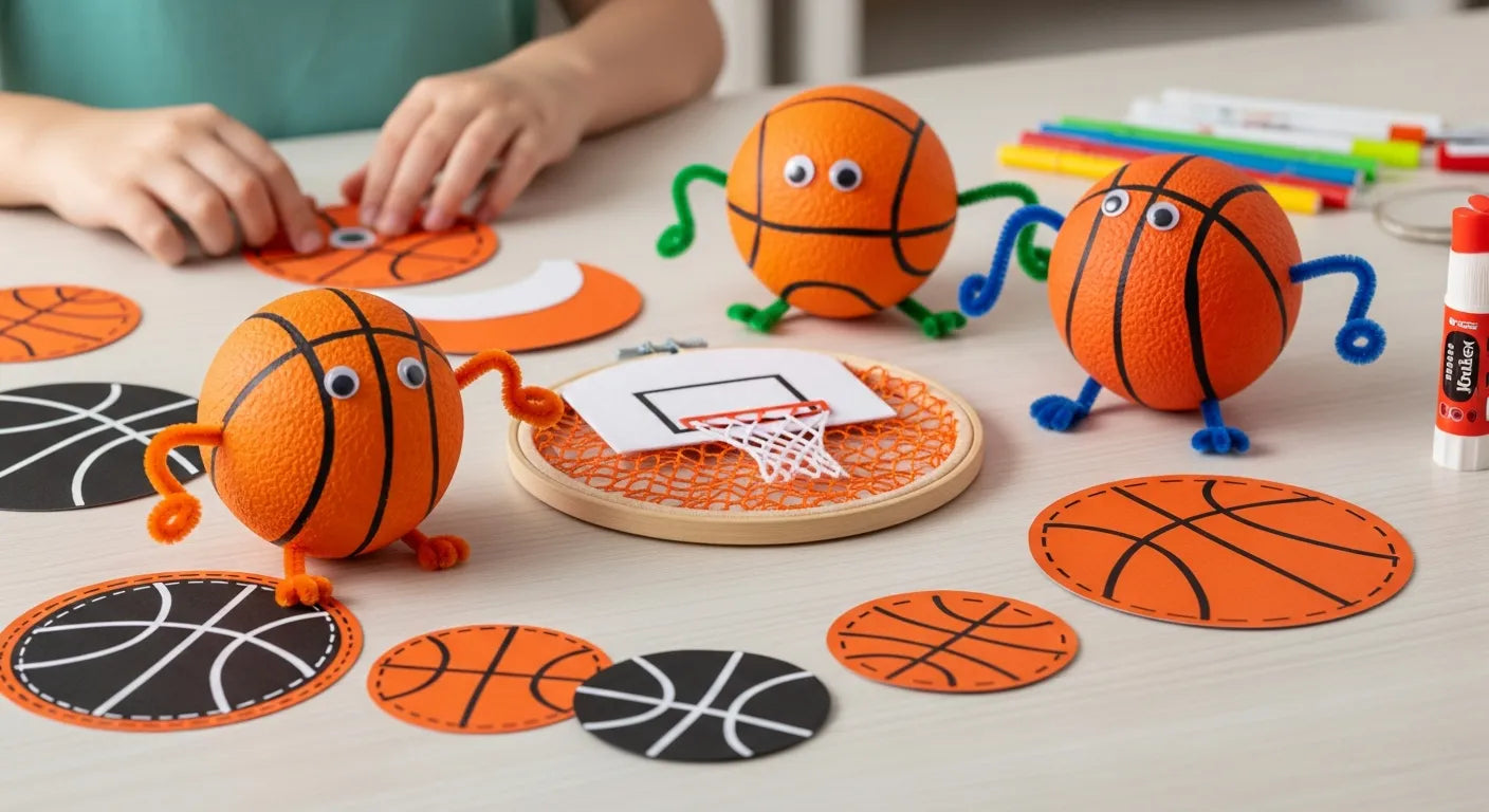 Score Big with Fun Basketball Crafts for Kids | I'm the Chef Too