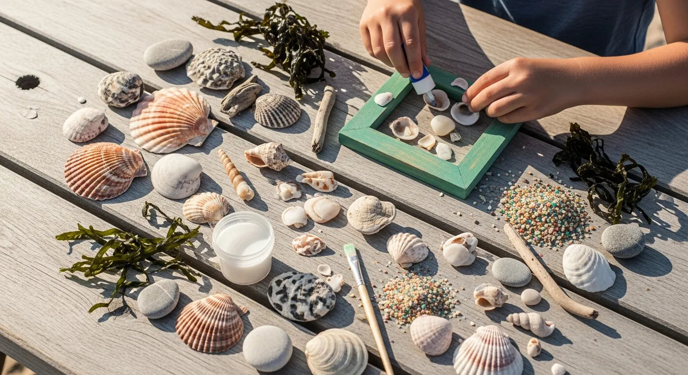 Seaside Treasures: Engaging Beach Crafts for Kids | I'm the Chef Too