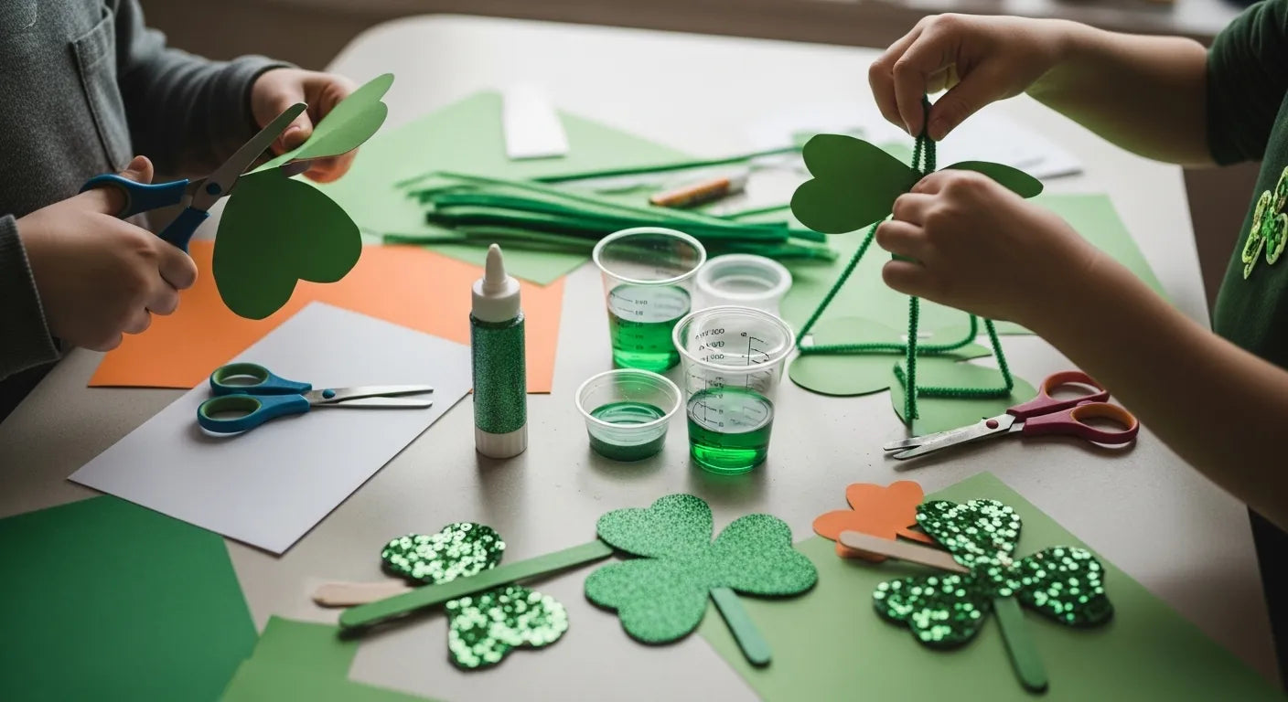 Shamrock Craft Fun for Kids: St. Patrick's Day STEM Adventures | I'm ...