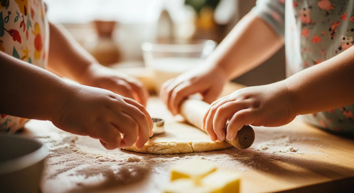 Simple 3-Ingredient Toddler Biscuit Recipe for Kids | I'm the Chef Too