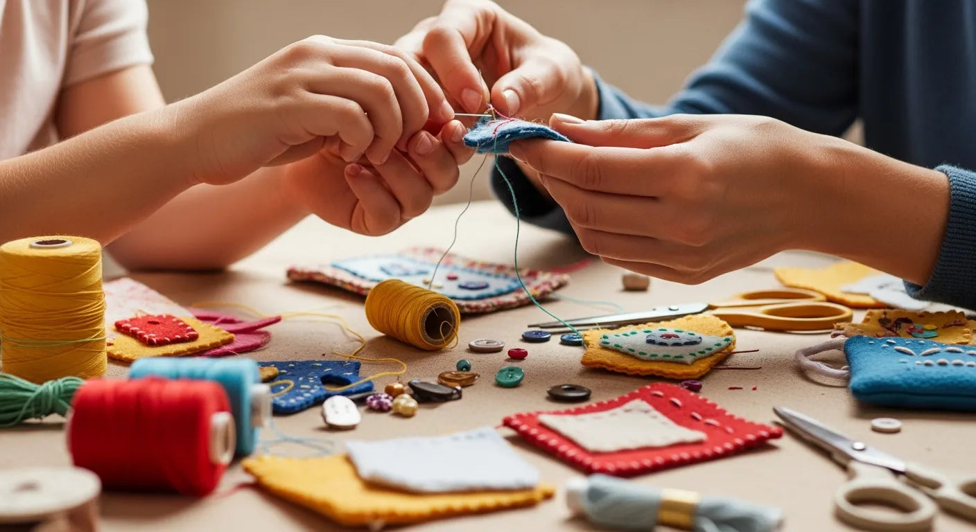 Simple Kids Hand Sewing Projects to Spark Creativity | I'm the Chef Too