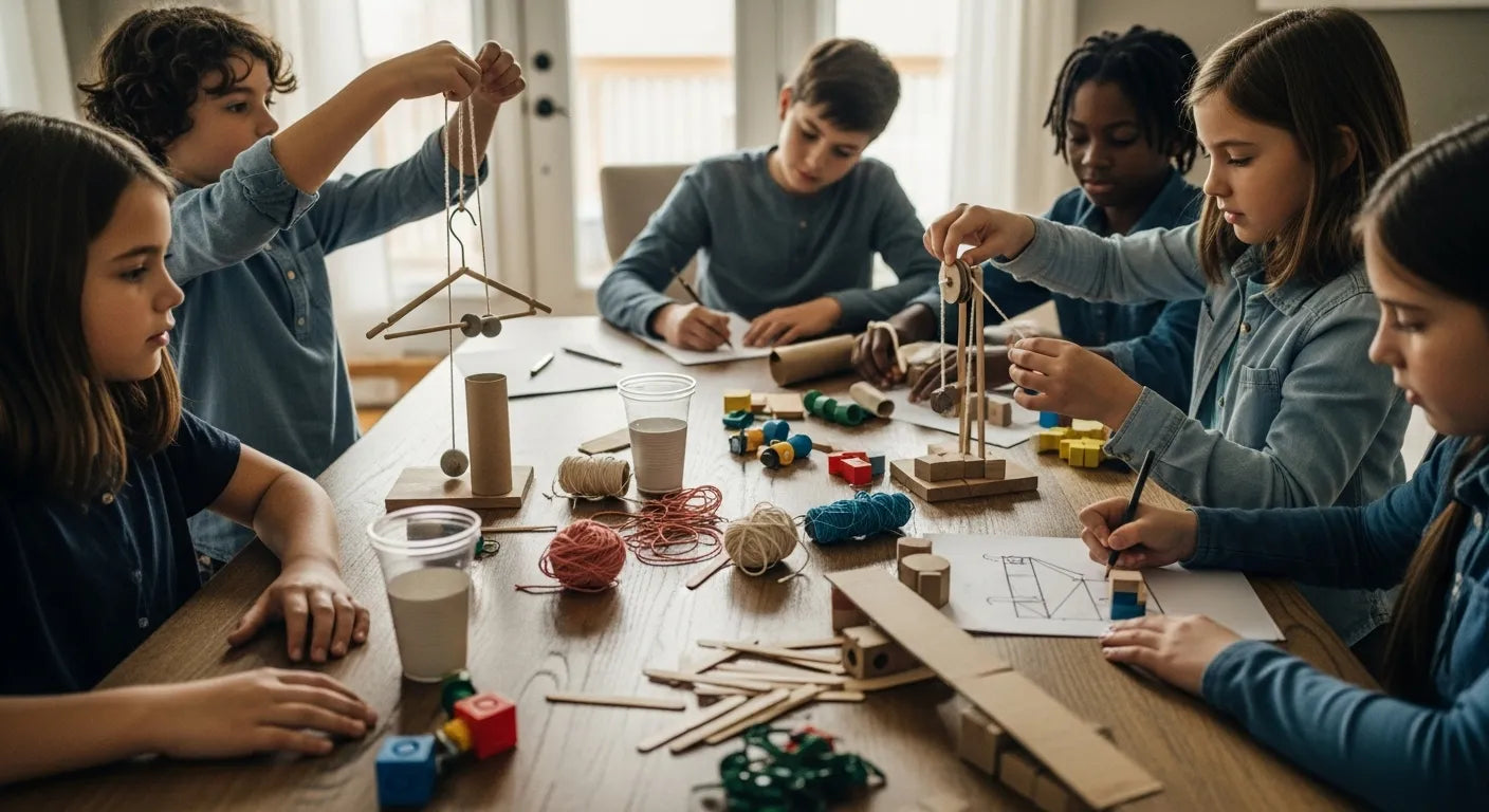 Simple Machines STEM Challenge: Build & Learn at Home | I'm the Chef Too