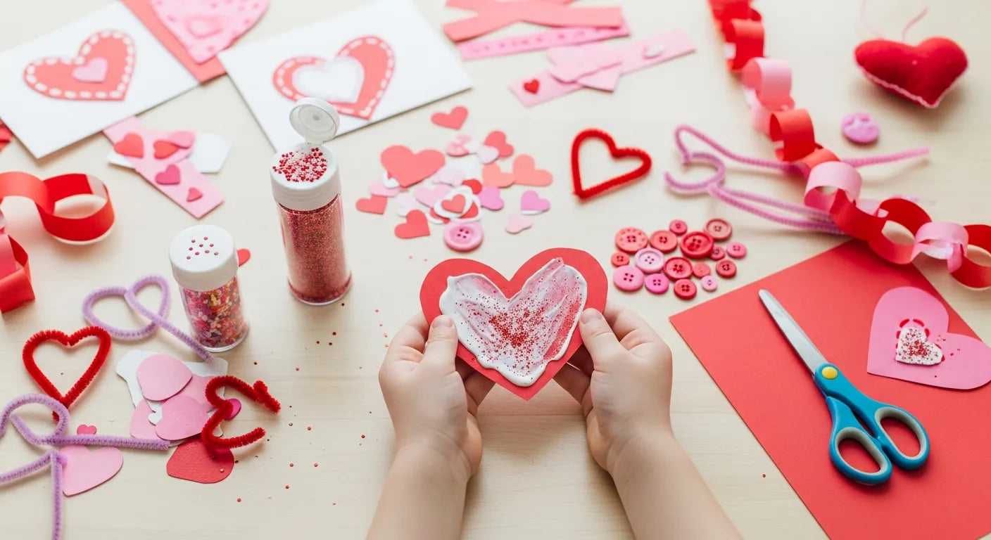 Simple Valentine Crafts for Kids: Heartfelt Fun | I'm the Chef Too