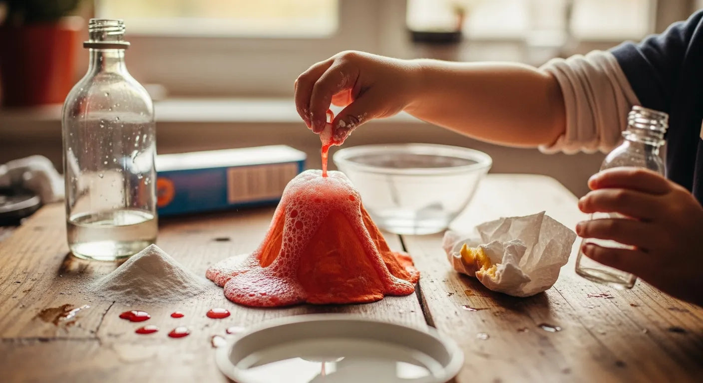 Simple Volcano Experiment for Kids: An Erupting STEM Adventure | I'm ...