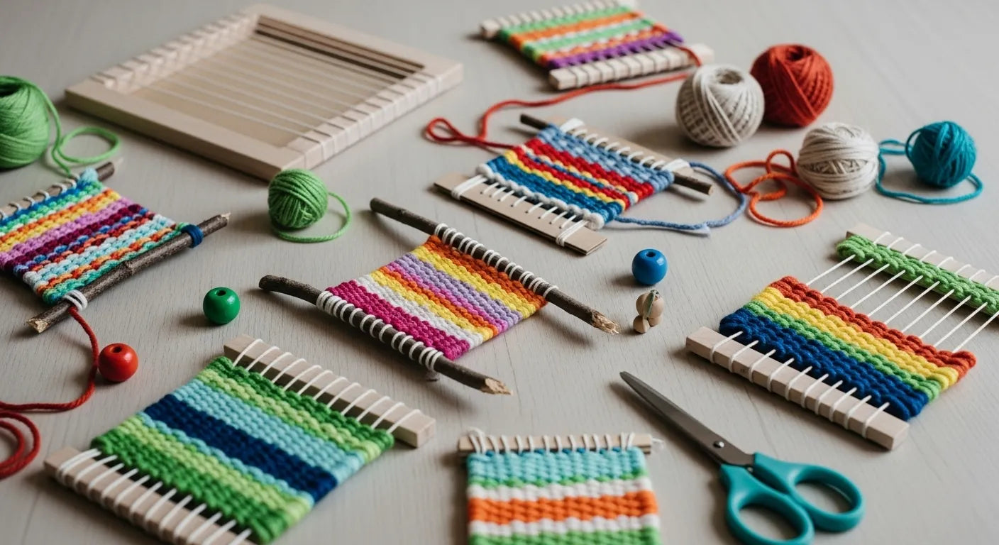 Simple Weaving Crafts for Kids: Spark Creativity | I'm the Chef Too
