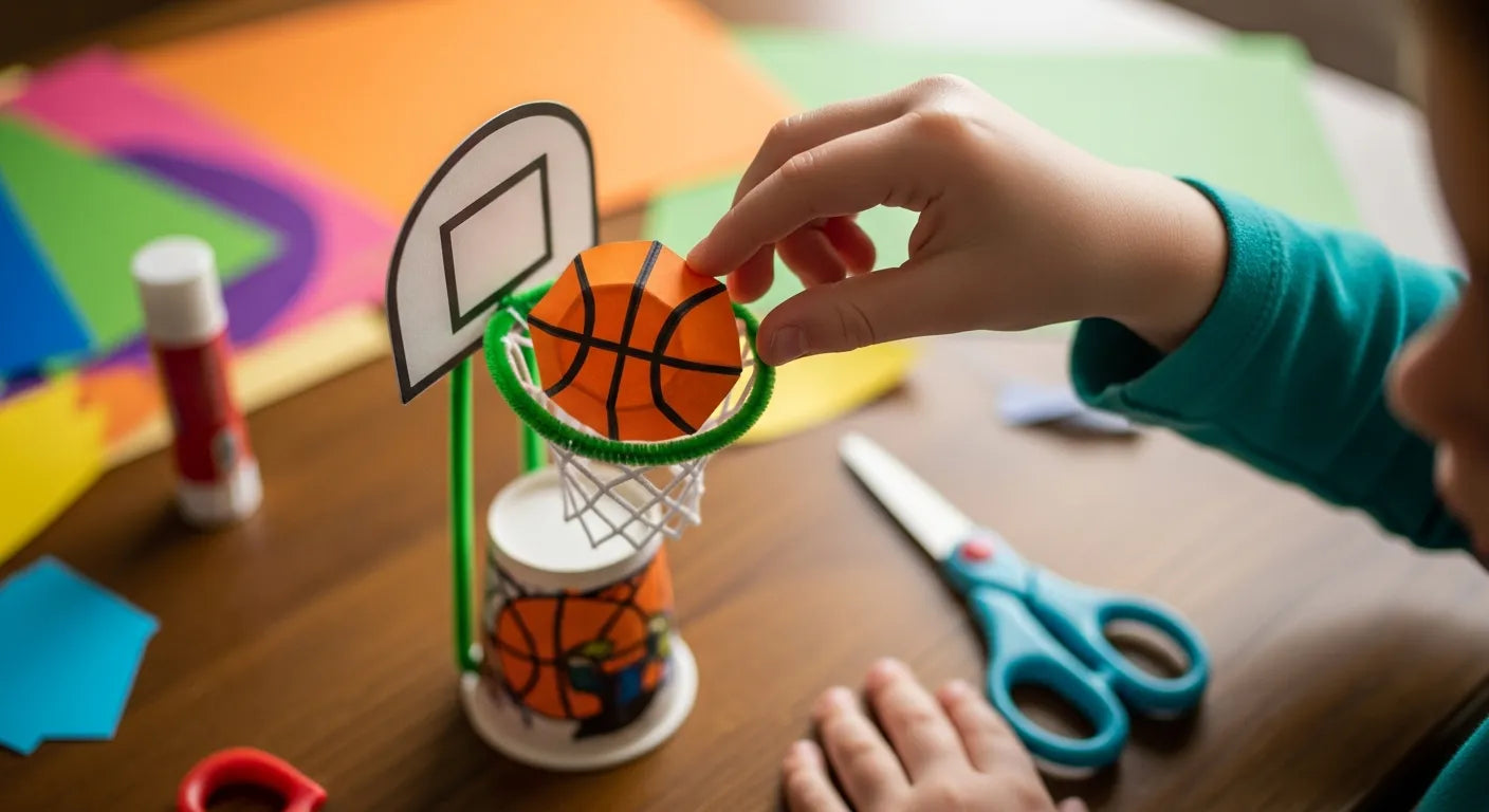 Slam Dunk Fun: Awesome Basketball Craft for Kids | I'm the Chef Too