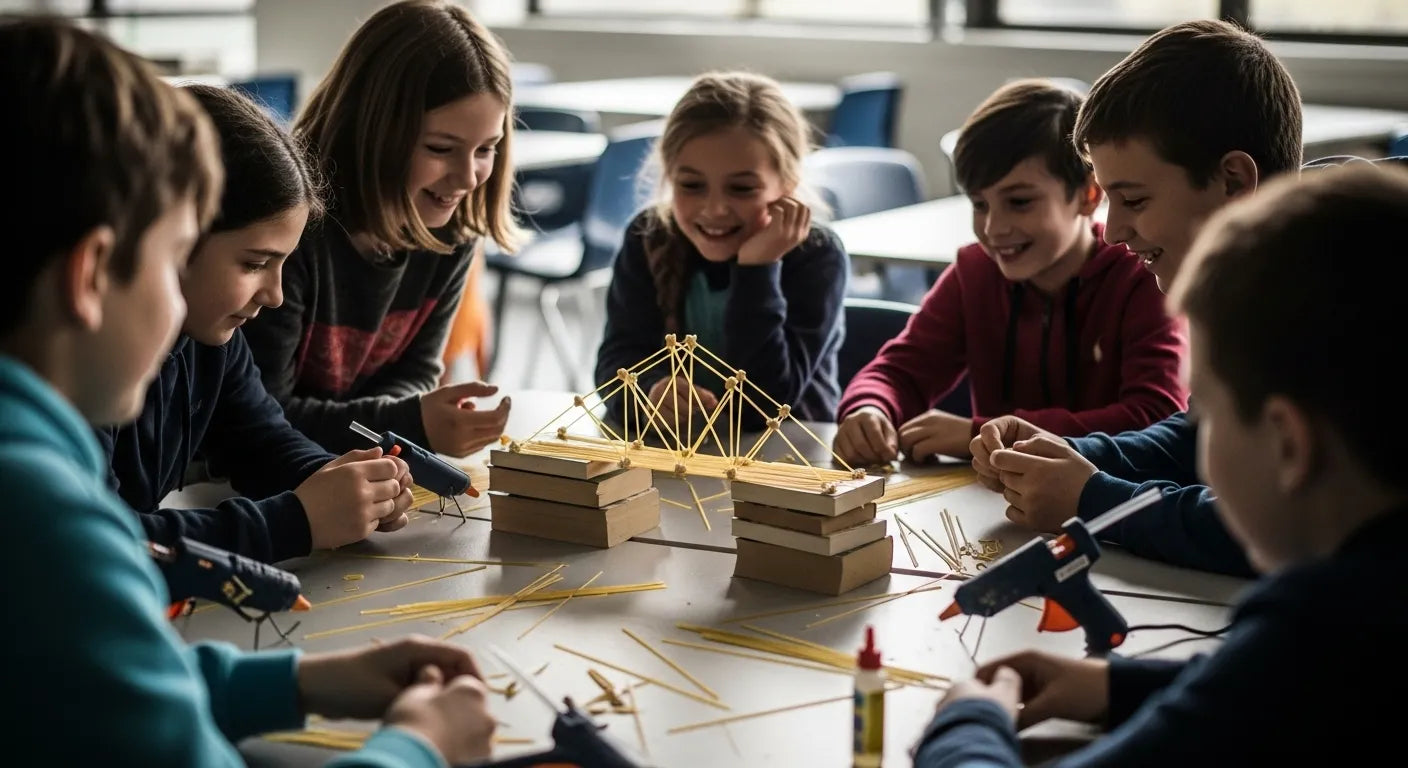 Spaghetti Bridge Challenge: Engineering Fun for Kids | I'm the Chef Too