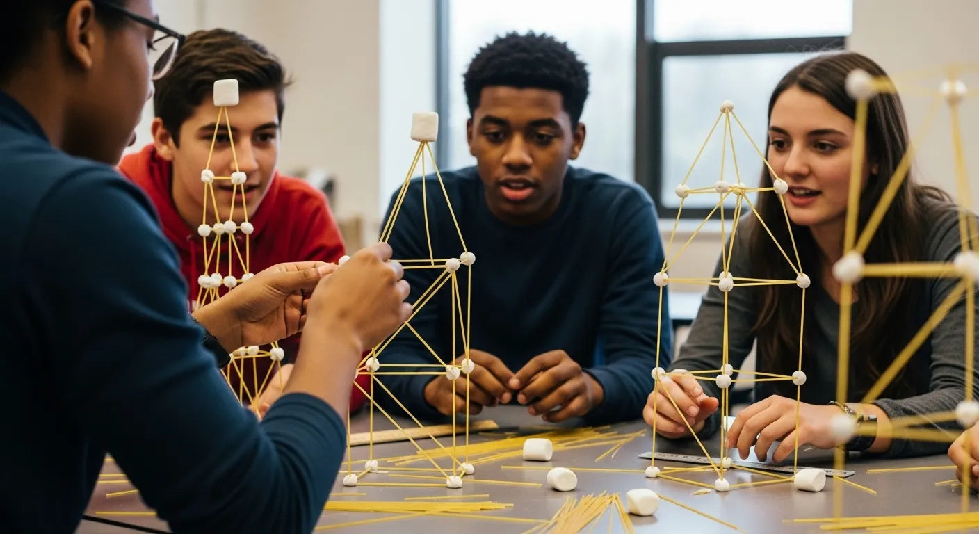Spaghetti STEM Challenge: Build Tall Towers | I'm the Chef Too