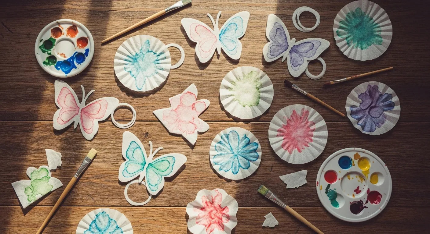 Spark Creativity: Colorful Kids Crafts with Coffee Filters | I'm the ...