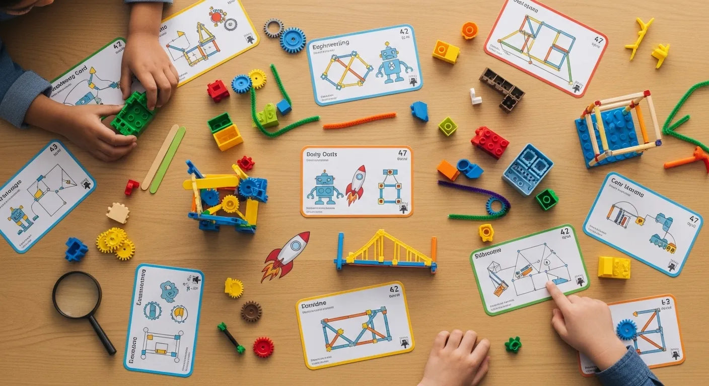 Spark Creativity: Hands-On STEM Challenge Cards for Kids | I'm the Chef Too