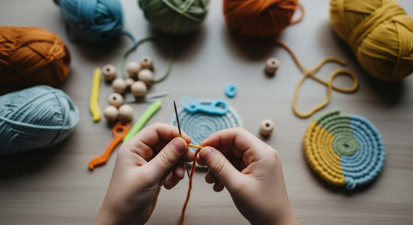 Spark Creativity: Simple Yarn Crafts for Kids | I'm the Chef Too