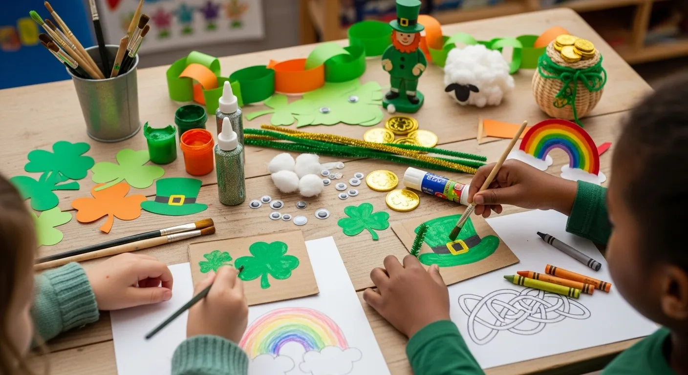 Spark Creativity with Engaging Irish Crafts for Kids | I'm the Chef Too