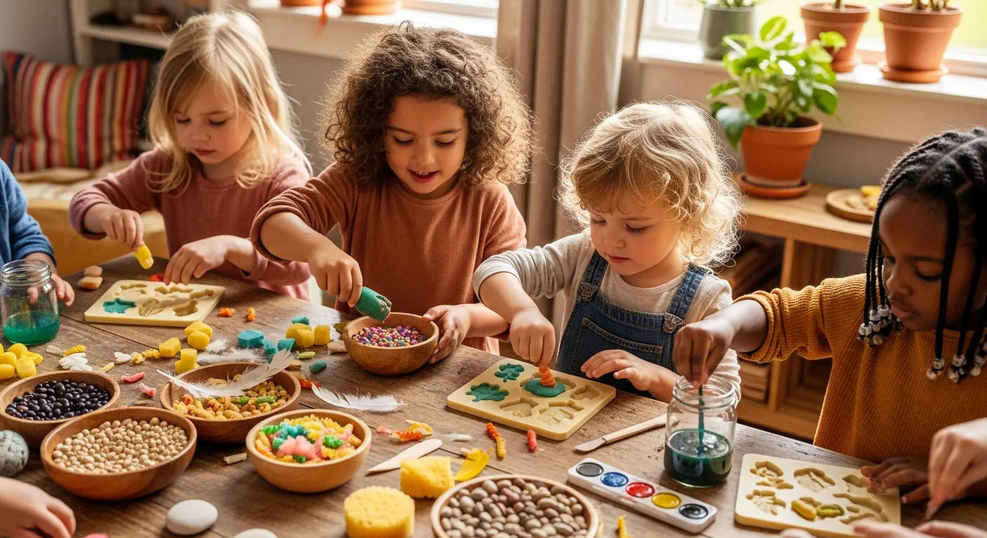 Spark Curiosity: Delightful Sensory Crafts for Kids | I'm the Chef Too
