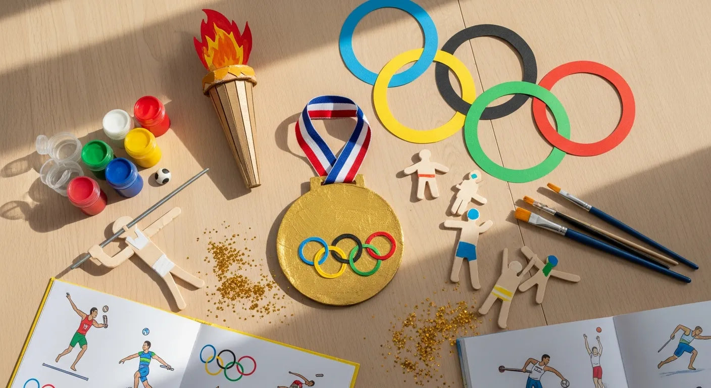 Olympic Crafts for Kids: Fun STEM and Art Activities