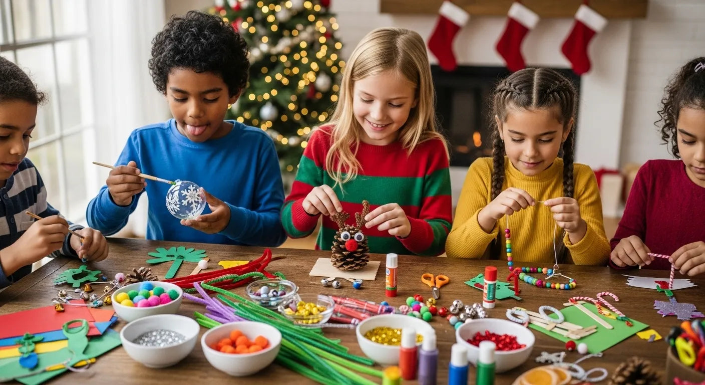 Spark Holiday Cheer: Fun DIY Christmas Crafts for Kids | I'm the Chef Too
