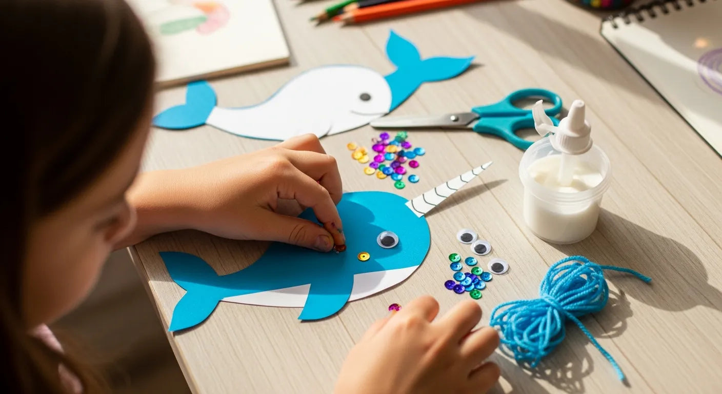 Spark Imagination: Delightful Narwhal Craft for Kids | I'm the Chef Too