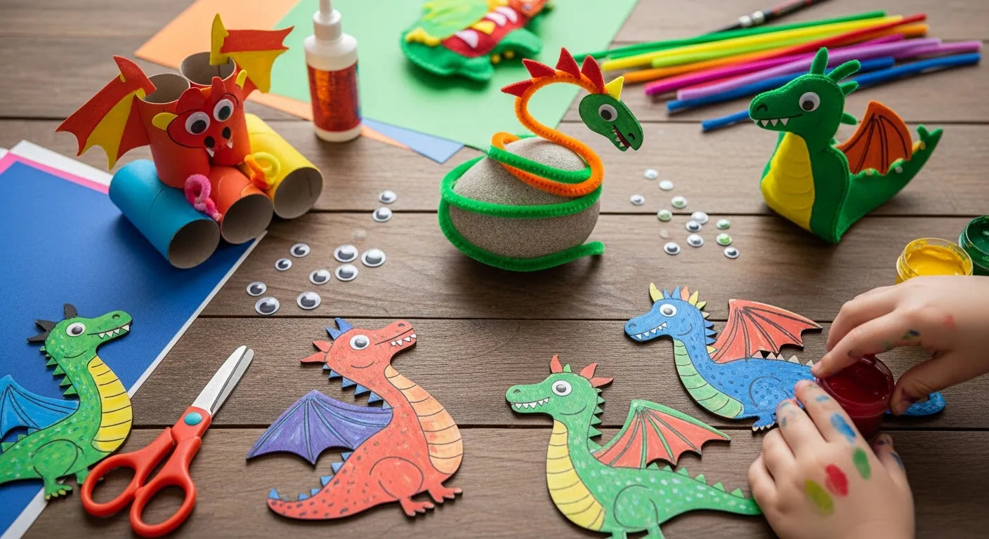 Spark Imagination: Dragon Crafts for Kids | I'm the Chef Too