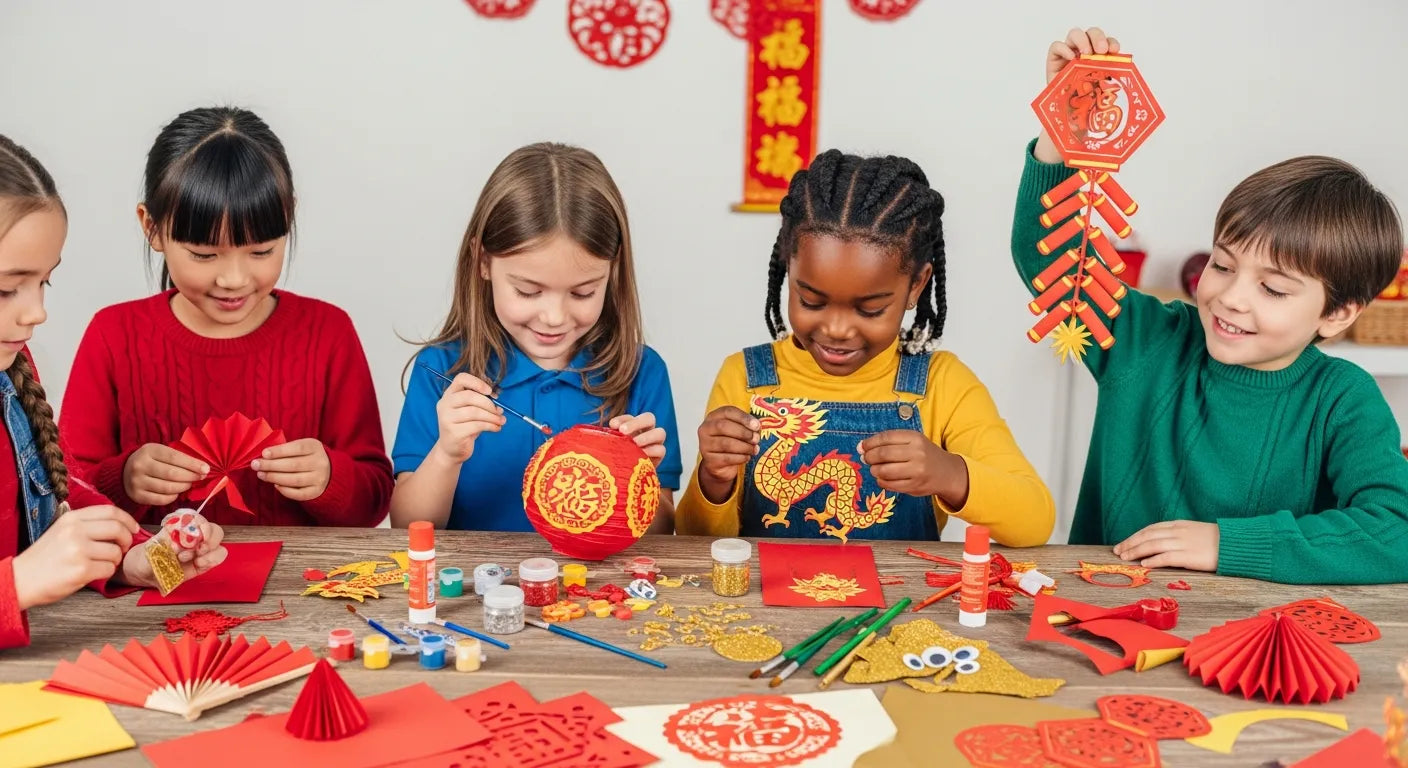 Spark Joy: Engaging Chinese New Year Crafts for Kids | I'm the Chef Too