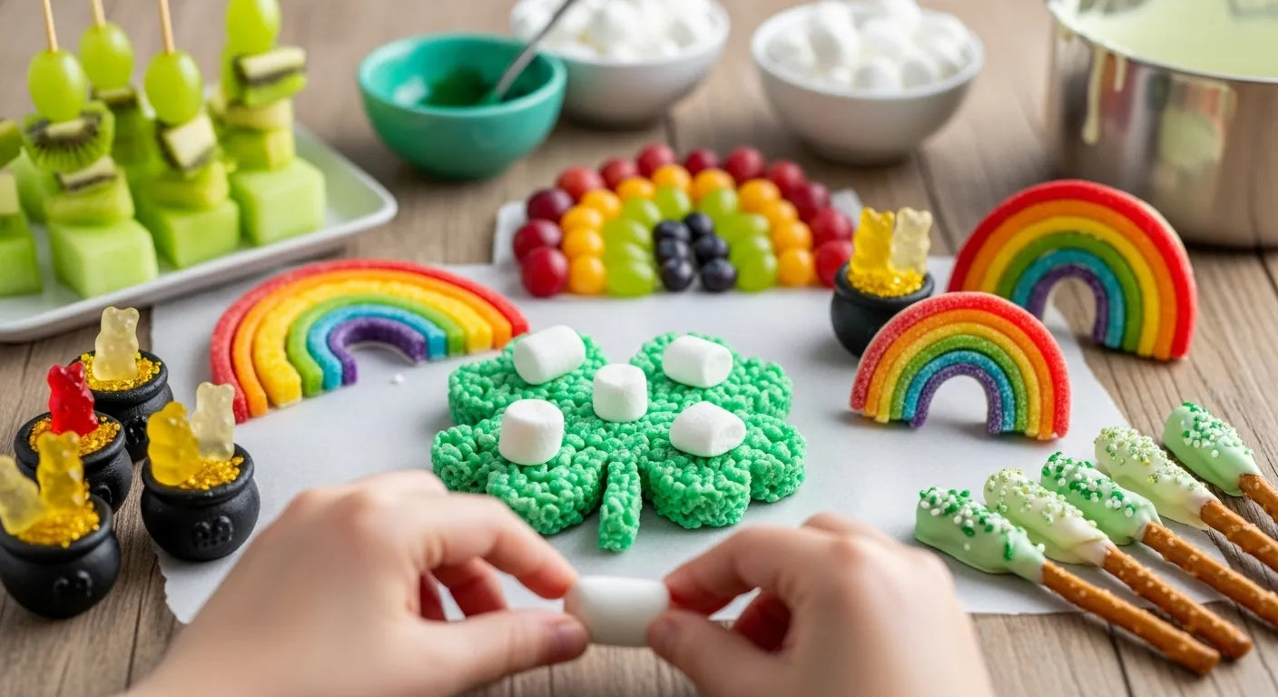 Spark Joy: St. Patrick's Day Food Crafts for Kids | I'm the Chef Too