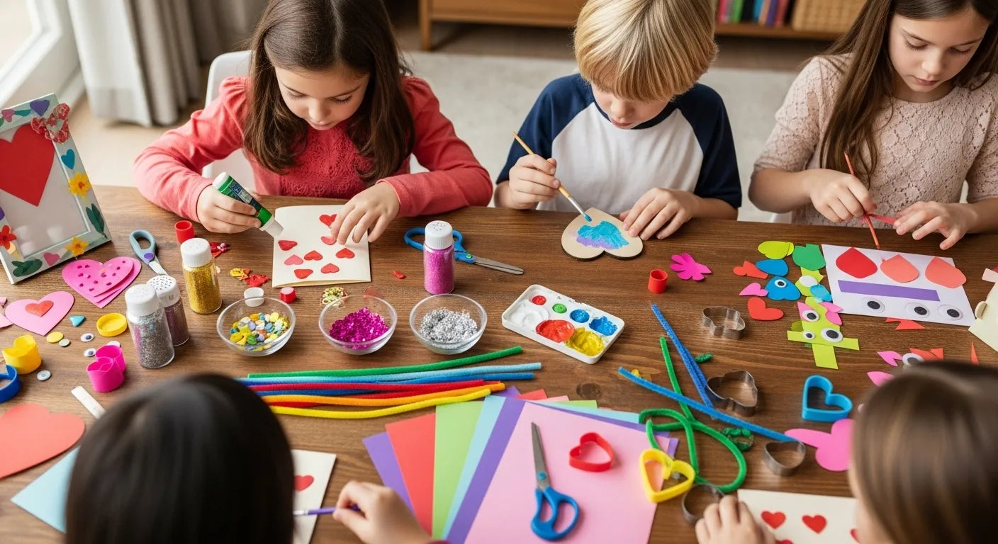 Sparking Joy: February Arts & Crafts for Kids | I'm the Chef Too