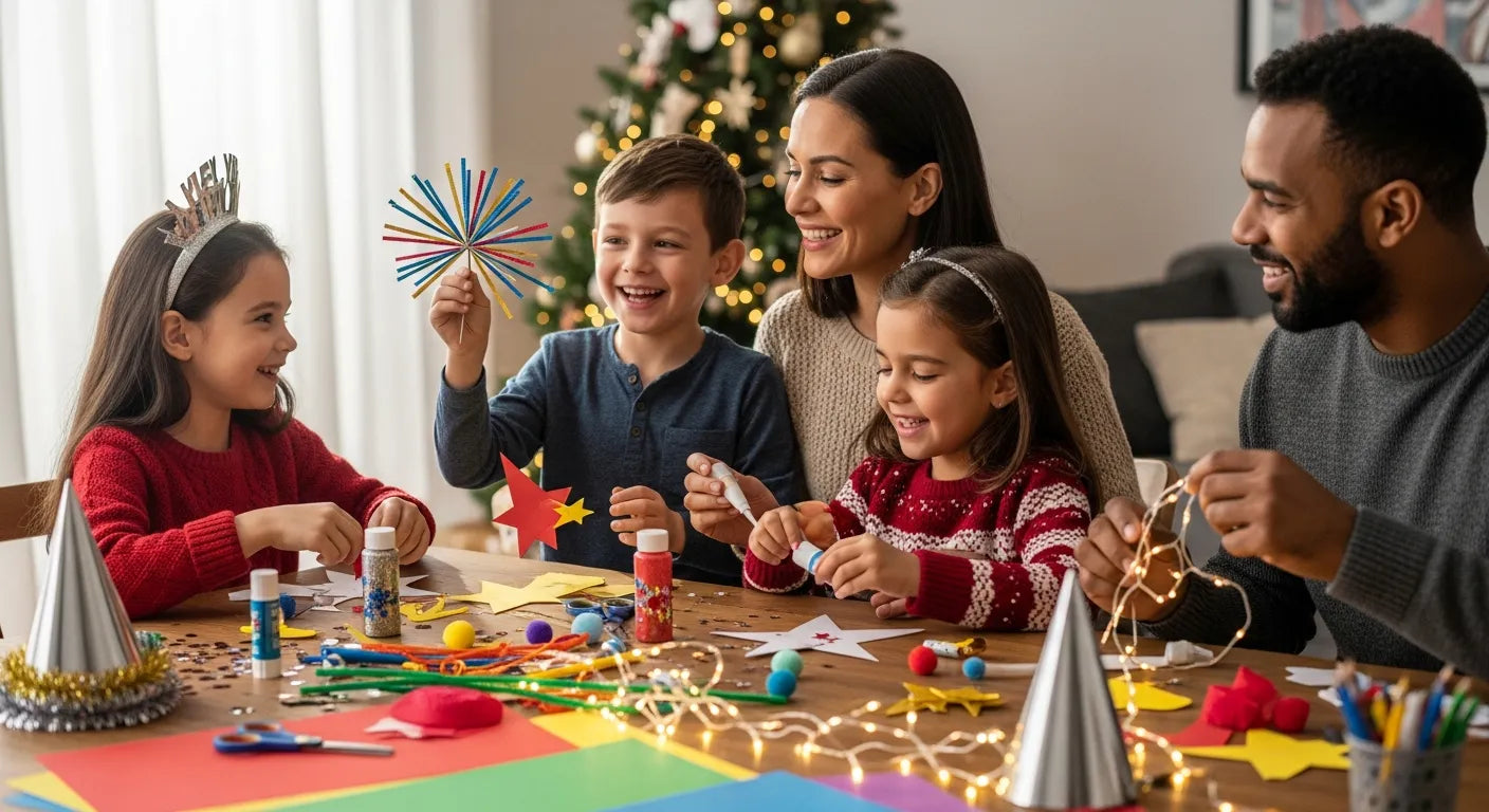 Sparking Joy: New Year Craft for Kids & Family Fun | I'm the Chef Too