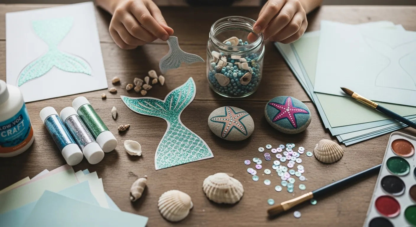 Sparkle & Scale: Magical Mermaid Crafts for Kids | I'm the Chef Too