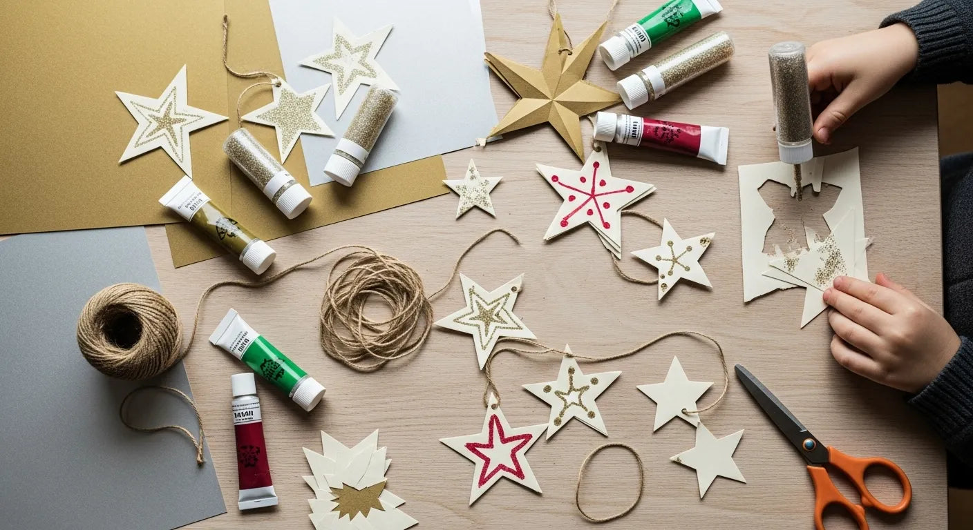 Sparkle & Shine: Christmas Star Crafts for Kids | I'm the Chef Too