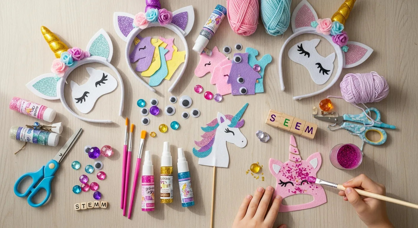 Sparkle & STEM: Easy Unicorn Crafts for Kids | I'm the Chef Too