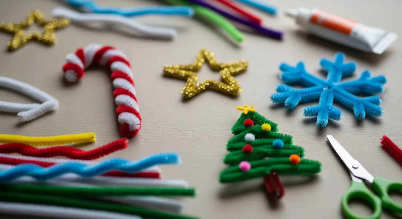 Sparkle & Twist: Easy Pipe Cleaner Christmas Crafts for Kids | I'm the ...