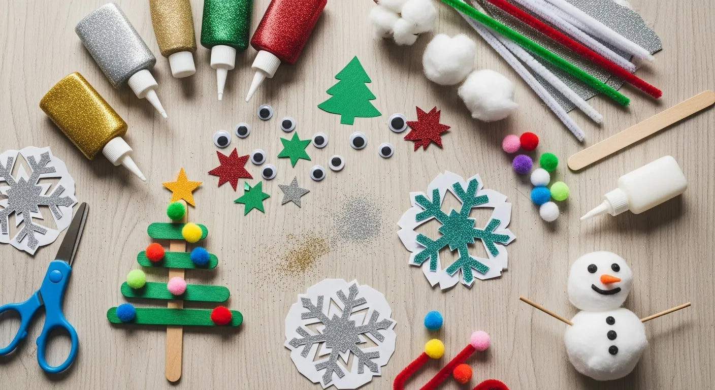 Sparkling Fun: Easy DIY Kids Christmas Crafts | I'm the Chef Too