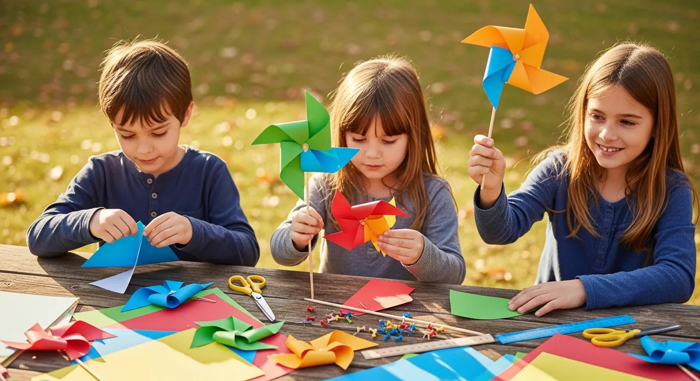 Spinning Adventures: Engaging Pinwheel Crafts for Kids & STEM Fun | I'm ...