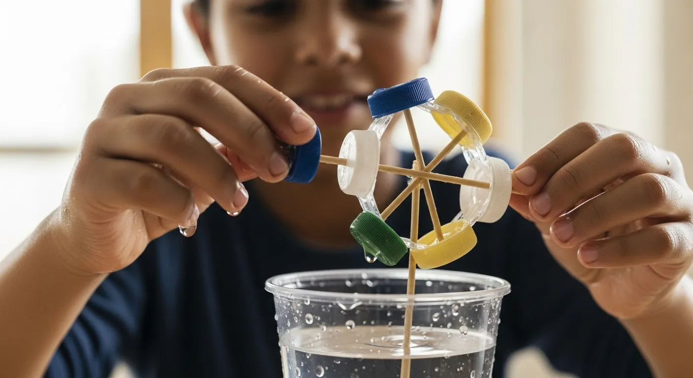 Spinning Science Fun: A Water Wheel Craft for Kids | I'm the Chef Too
