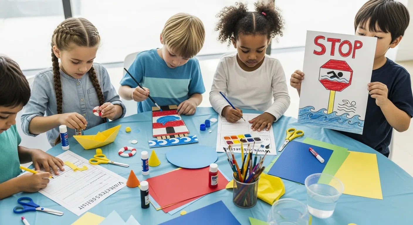 Splish, Splash, Learn: Engaging Water Safety Crafts for Kids | I'm the ...