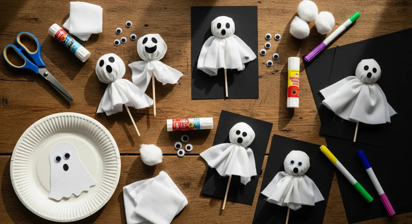 Spooky Fun: Easy Halloween Ghost Crafts for Kids | I'm the Chef Too