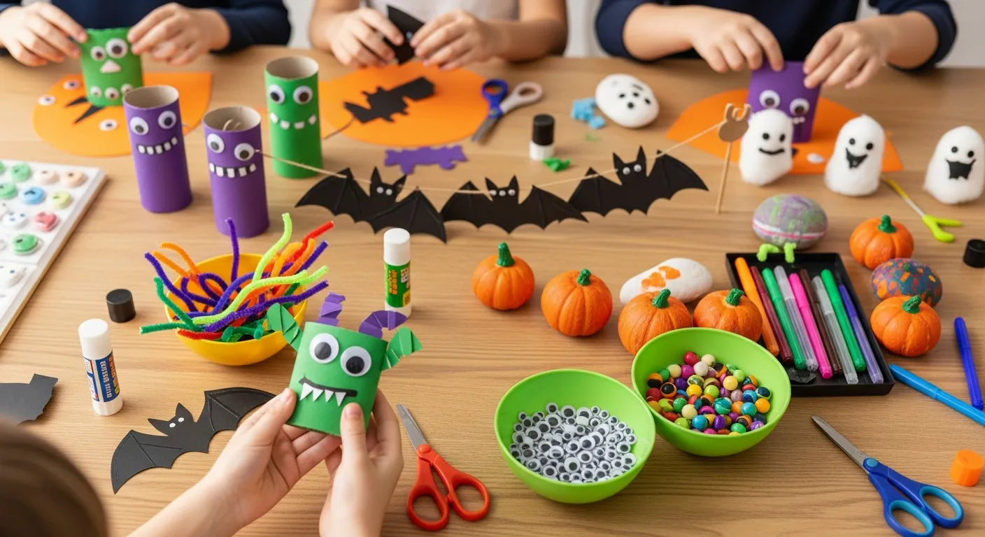 Spooky Fun: Easy Kids Halloween Crafts for Creative Little Ghouls | I'm ...